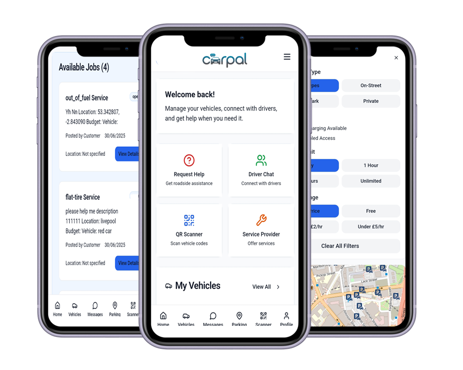 CarPal UK - Vehicle Community & Safety App